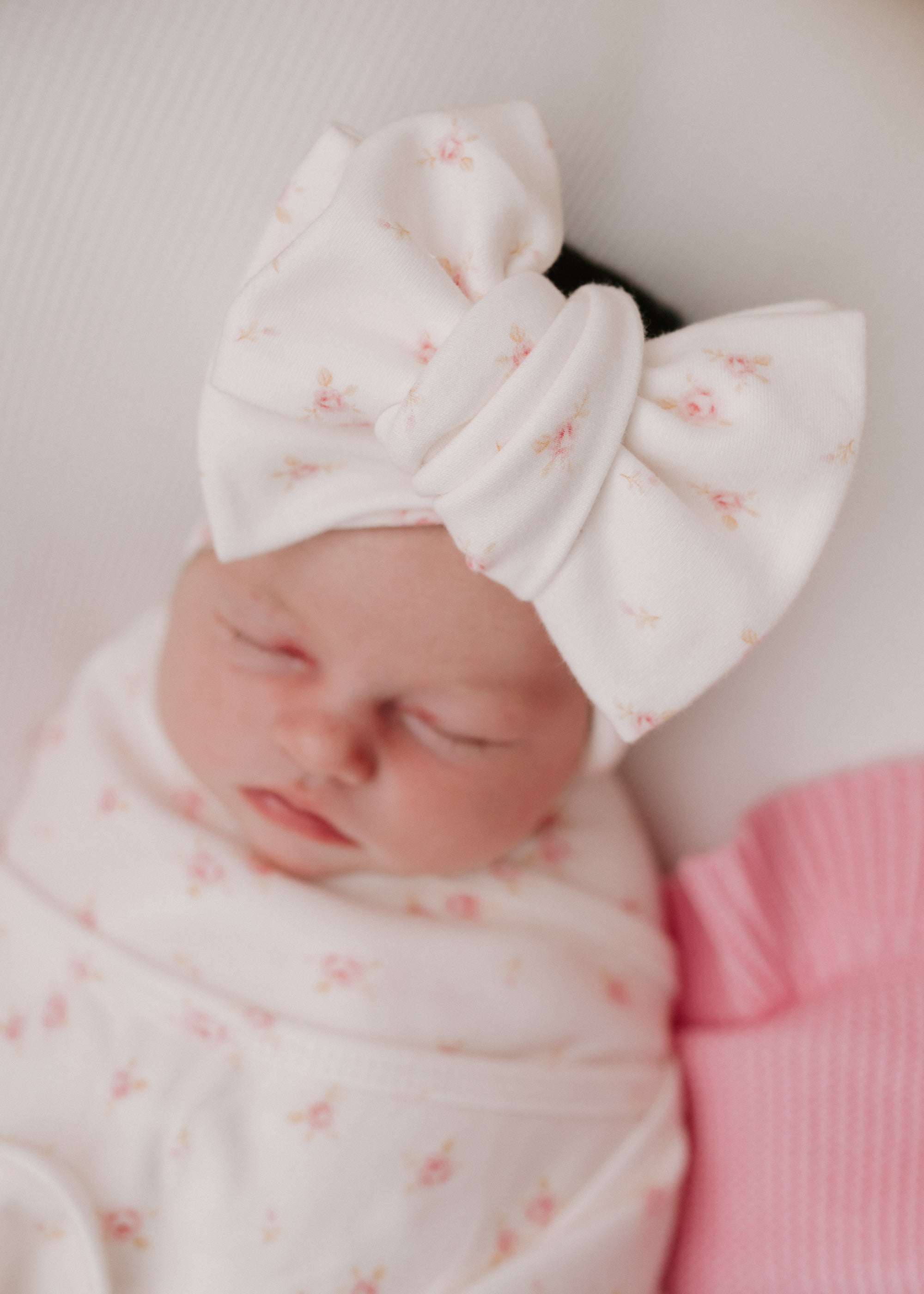 Oversized Topknot | Darling Floral JERSEY – Little and Fern