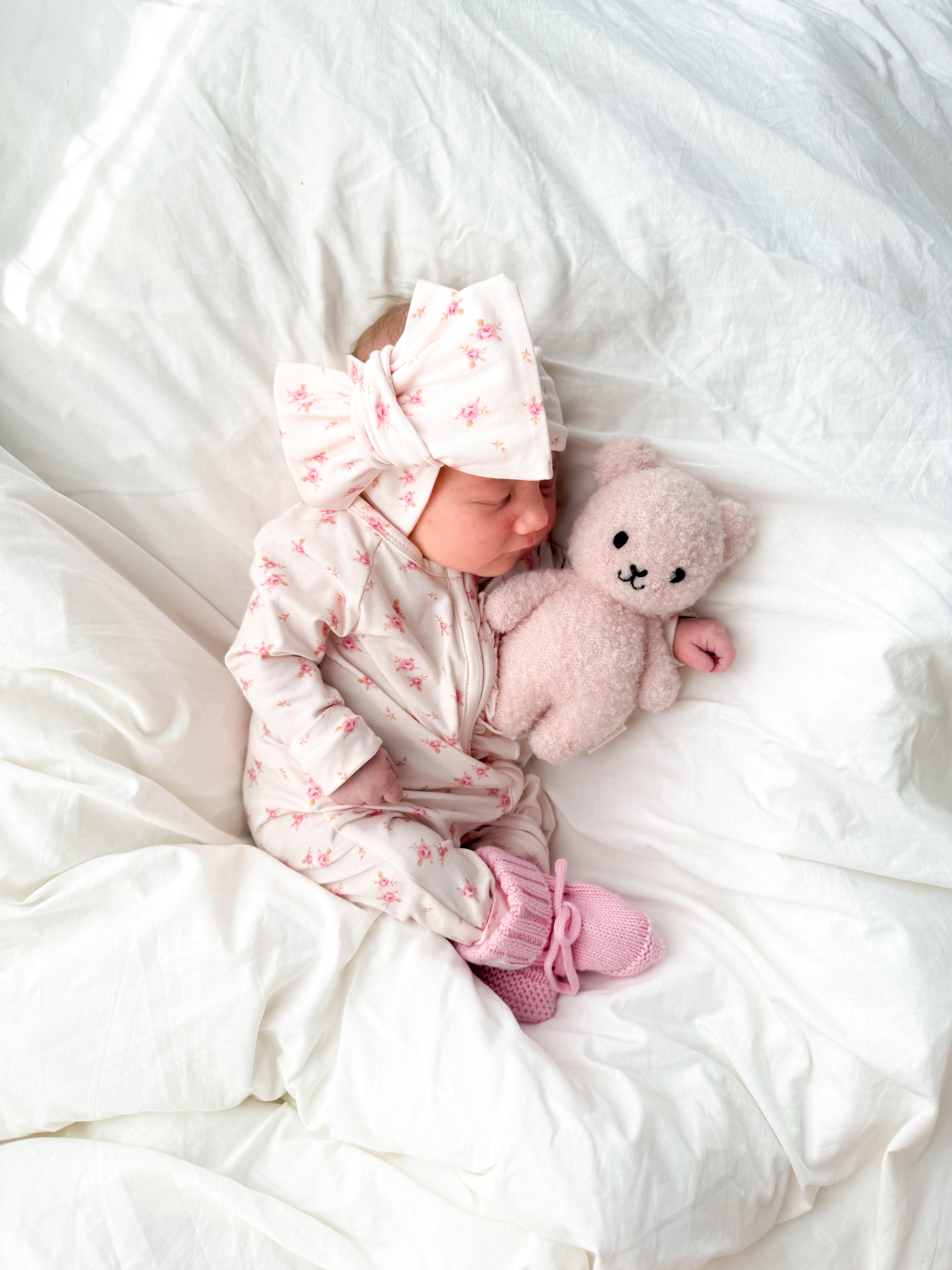 Frill Zip Romper | Darling Floral – Little and Fern